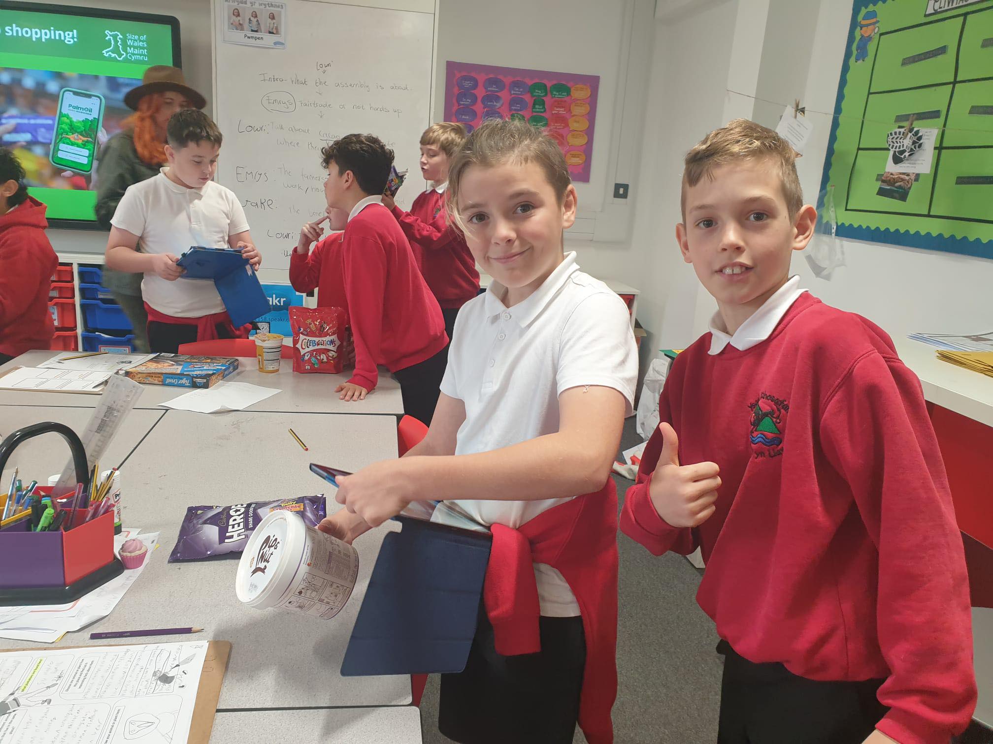 Rhos-afan Primary School - Size of Wales